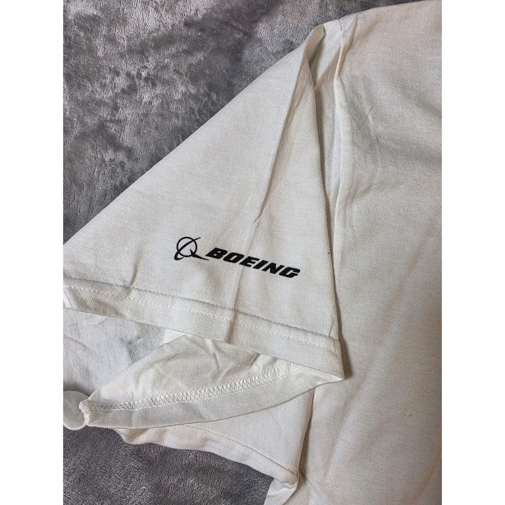 Boeing | Shirts | Boeing 737 Graphic Tshirt Mens Xl White Short Sleeve ...